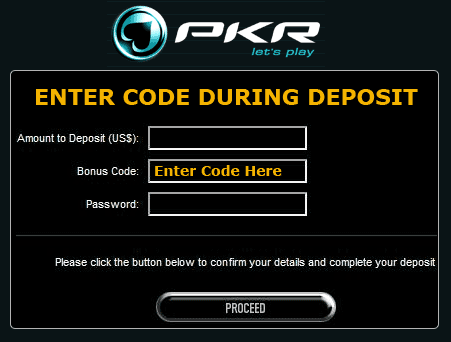 PKR.com - Bonus Code